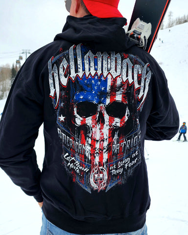 American Patriot Zip-Up Hoodie – Hellanbach Inc.