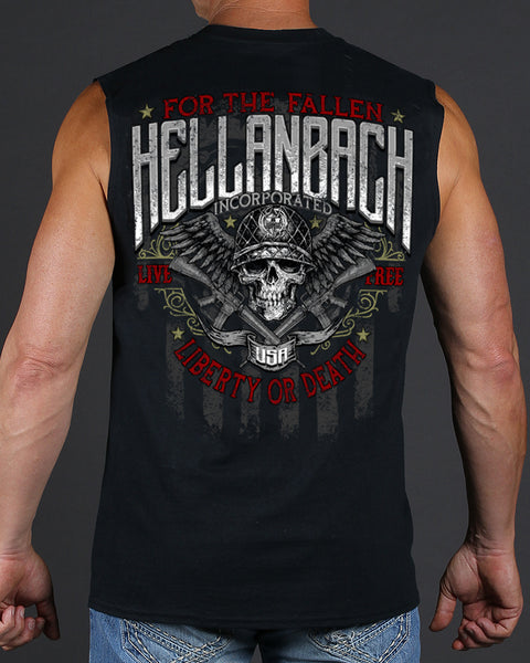 Hellanbach Inc. For the Fallen Sleeveless T-Shit