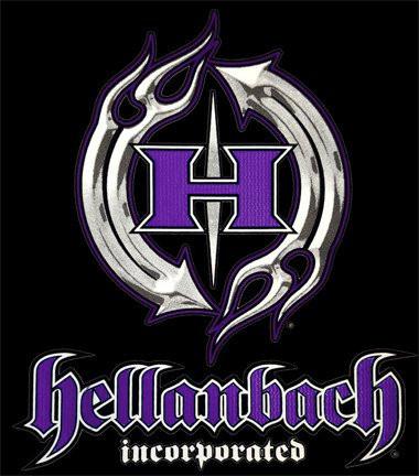 Hellanbach Inc. 3D Patch on Red Cap Industrial Work Shirt.